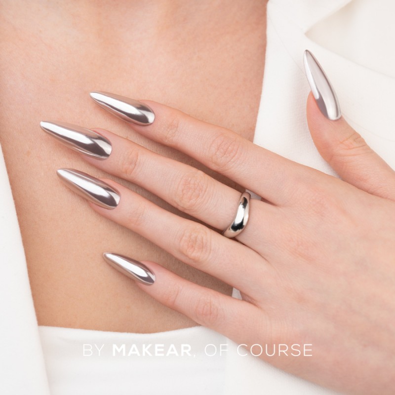 MAKEAR SFX tekoči Chrome effect - Silver BC01